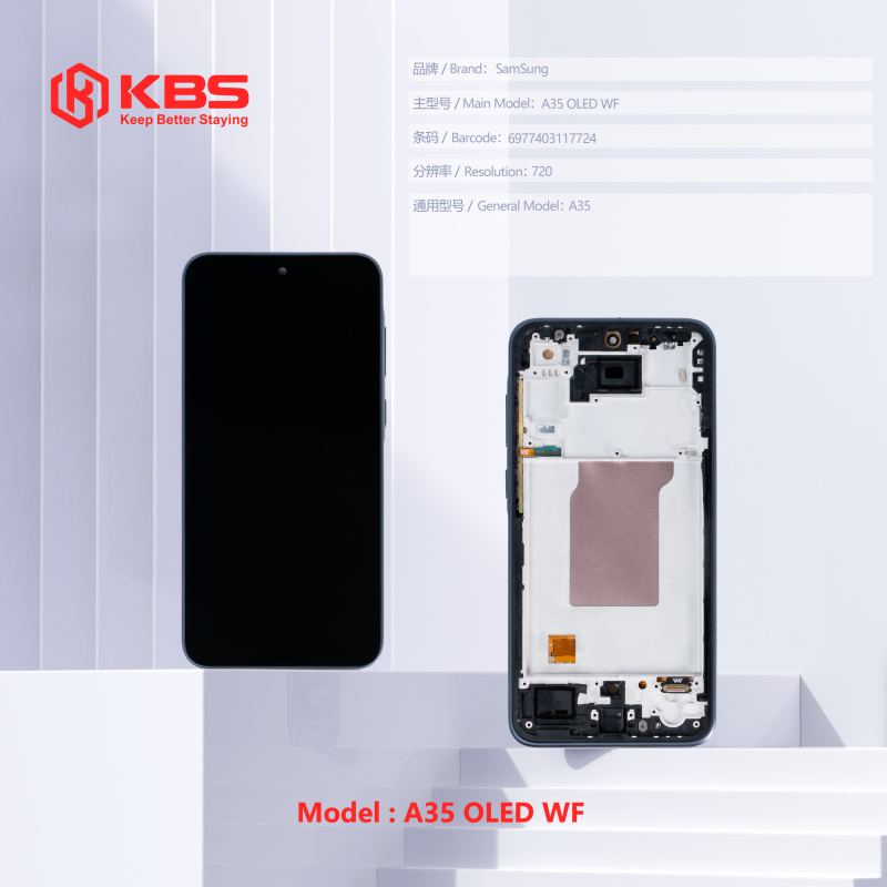 LCD KBS SAM A35 - A356 (W/F) BIG (OLED) - Golden store